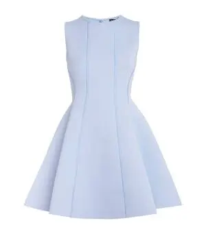 Maje Fit-and-flare Mini Dress With Bow Detail