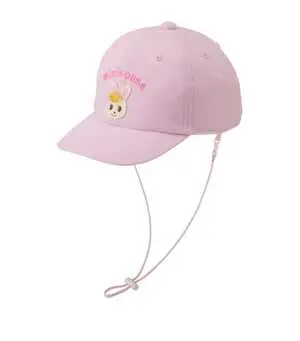 MIKI HOUSE Bunny Appliqué Cap - Pink