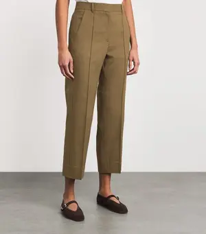 ME+EM Slim Cropped Tailored Trousers