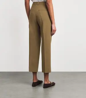ME+EM Slim Cropped Tailored Trousers