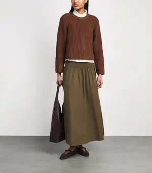 ME+EM Mixed Media Maxi Skirt