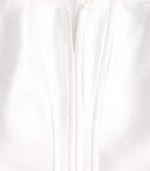 SELF-PORTRAIT Taffeta Bustier Mini Dress