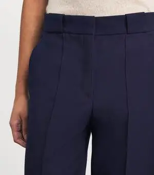 ME+EM Cotton Blend Kick Flare Trousers