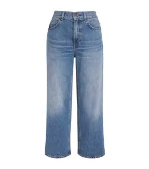 ME+EM Cropped Straight Leg Jeans
