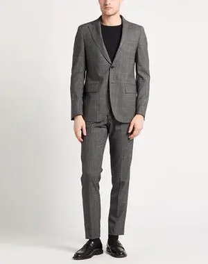 TOMBOLINI Suit Size Virgin Wool - Black