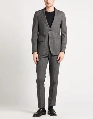 TOMBOLINI Suit Size Virgin Wool - Black