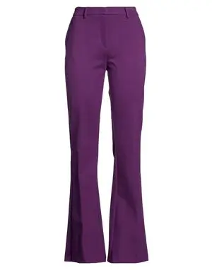 MANILA GRACE Flared High-waisted Trousers