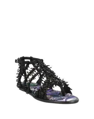 Emilio Pucci Thong Sandal With Ankle Strap