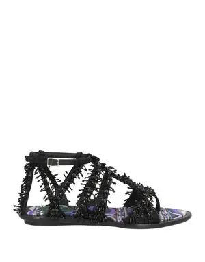 Emilio Pucci Thong Sandal With Ankle Strap