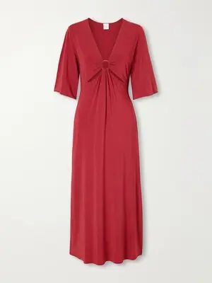 Max Mara V Neck Evening Dresses