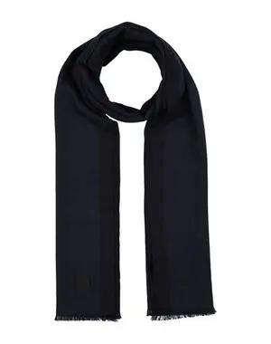 FERRAGAMO Scarf Cashmere, Silk - Blue