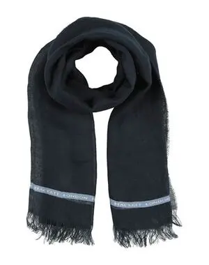 HACKETT Scarf Linen, Cotton - Midnight Blue