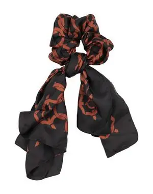 FERRAGAMO Silk Hair Tie Set - Black