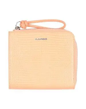 JIL SANDER Wallet Leather - Orange