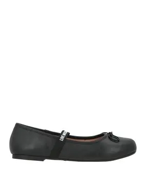 Moschino Mary Jane Ballet Flats - Black