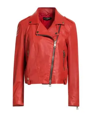 STREET LEATHERS Leather Biker Jacket