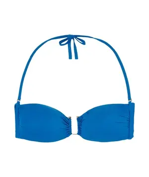 Max Mara Amelia Bandeau Bikini Top - Blue