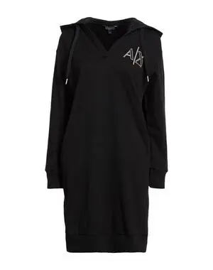 Armani Exchange Mini T-shirt Dress - Black