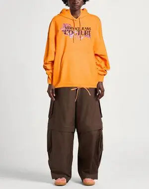 Versace Cotton French Terry Sweatshirt - Orange