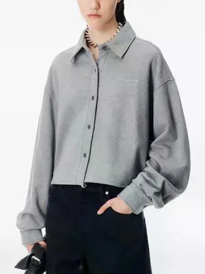 Alexander Wang Button-up Cropped Shirt