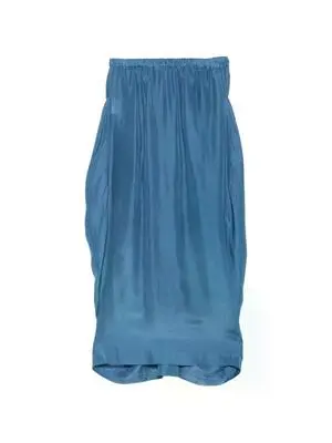 TELA Utopia Draped Midi Skirt