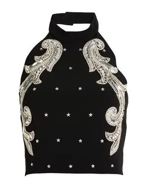 Balmain Crepe Crop Top