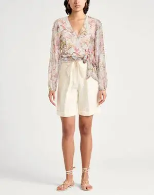 Guess Floral-print Wrap Top