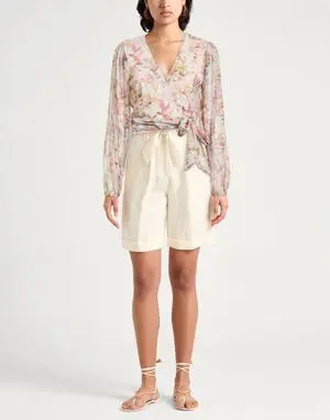Guess Floral-print Wrap Top