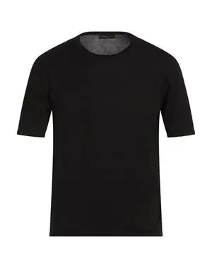 ROBERTO COLLINA Cotton Knit Sweater - Black