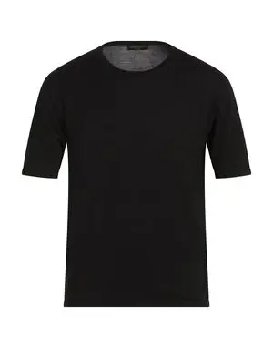 ROBERTO COLLINA Cotton Knit Sweater - Black