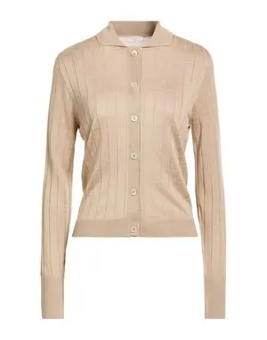 Peserico Cardigan In Viscose And Polyester - Beige