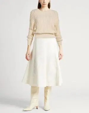 Peserico Cable-knit Sweater - White