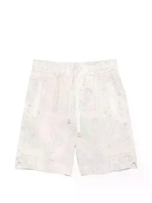 Eleventy Patterned Deck Shorts - Neutrals