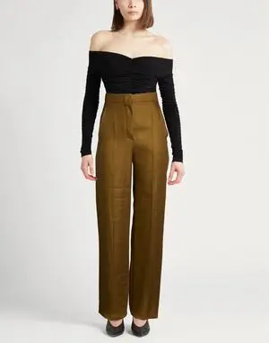 Max Mara Wide-leg Linen Pants
