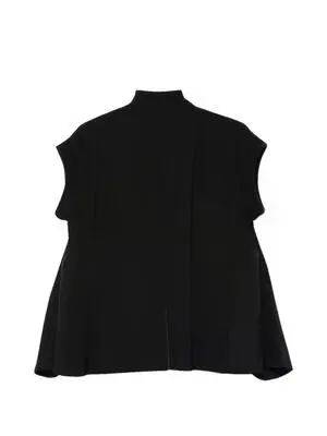 Sacai Zip-up Gilet - Black