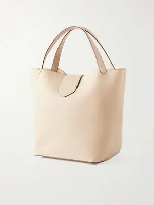 Savette The Anello Leather Tote - Neutrals