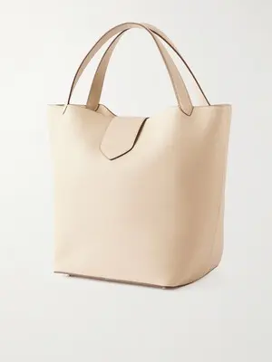Savette The Anello Leather Tote - Neutrals