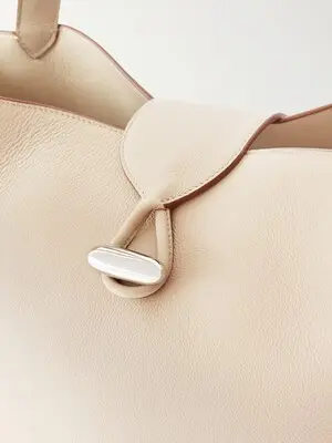 Savette The Anello Leather Tote - Neutrals