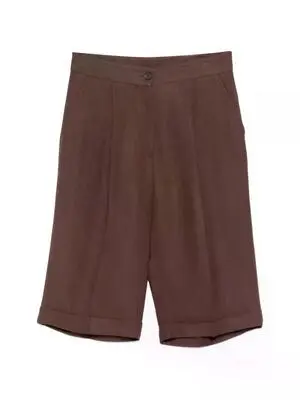 Antonelli Firenze Pleated Turn-up Cuffs Shorts