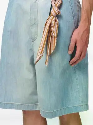 Marni Pleated Wide Leg Shorts