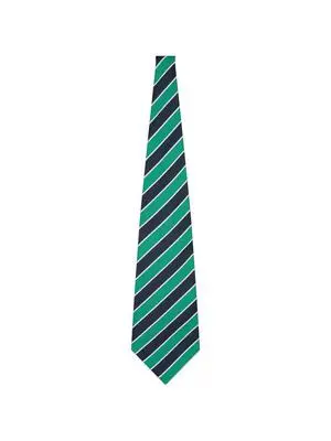 Thom Browne Mogador Striped Neck Tie - Blue