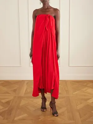 Ralph Lauren Brittani Strapless Wrap-effect Maxi Dress