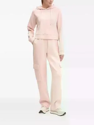 Guess Logo Hooded Top - Pink