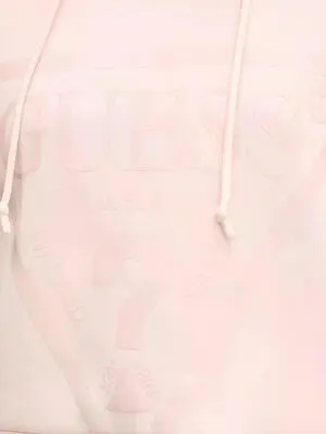 Guess Logo Hooded Top - Pink