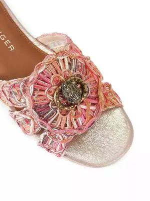 Kurt Geiger Embellished Woven Loafers