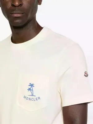 Moncler Pocket Graphic T-shirt - Yellow
