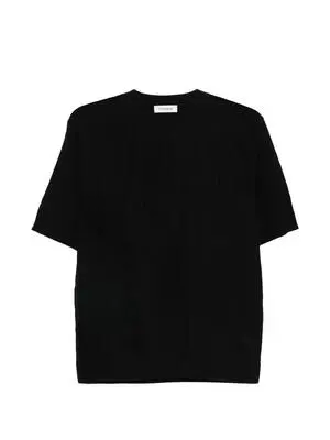 KANGRA Crew-neck Cable-knit T-shirt