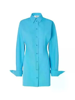 Fendi Buttoned Collared Dress