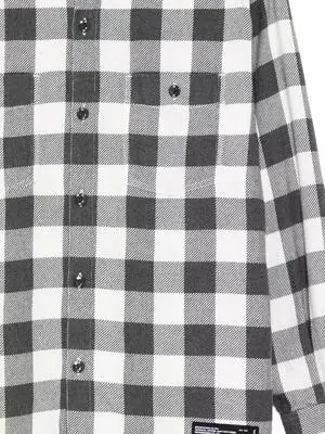 NEIGHBORHOOD Garment Dyed Check Shirt - White