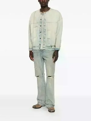 Isabel Benenato Frayed-hem Jacket